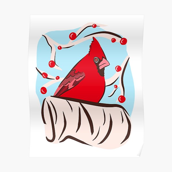 "Cardinal" Poster for Sale by ReBrandingArt | Redbubble