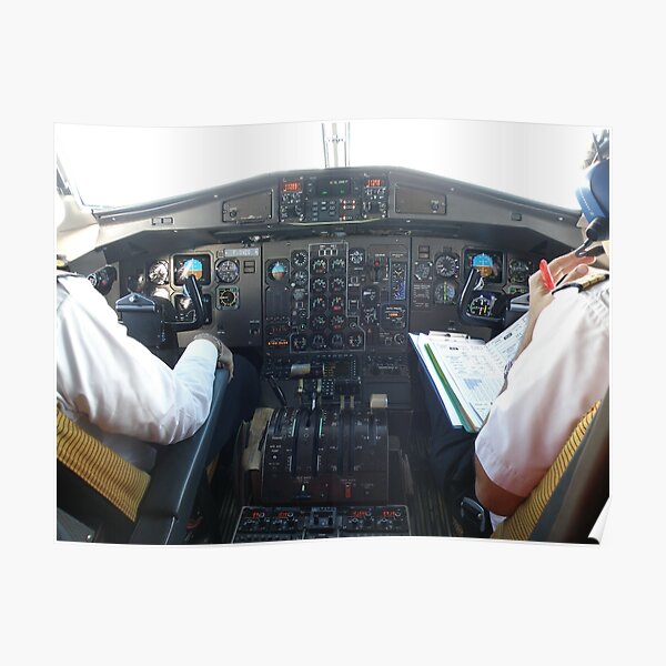 "ATR 42 cockpit" Poster for Sale by DrTigrou | Redbubble