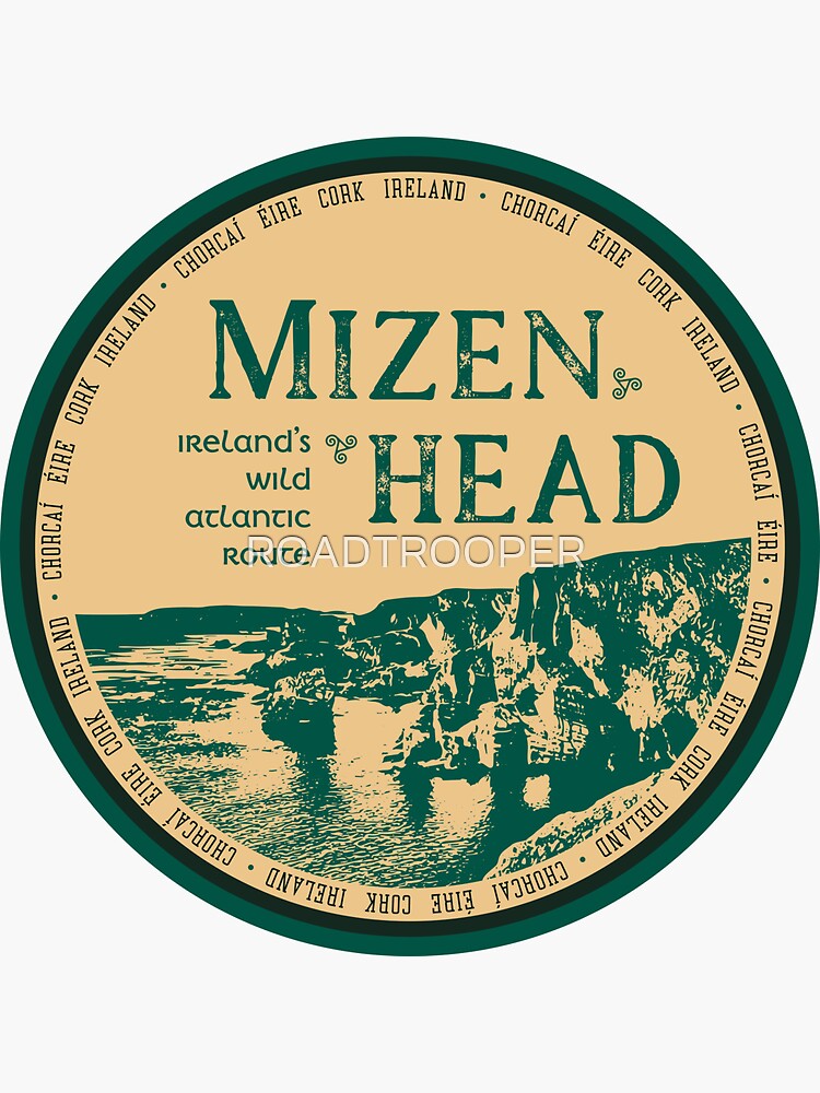 "Mizen head, County Cork, Ireland T-Shirt + Sticker 1" Sticker by ...