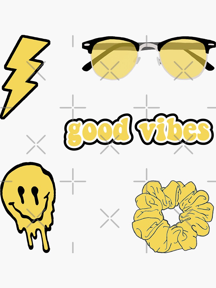 "Yellow Sticker Pack" Sticker by Leilasayan | Redbubble