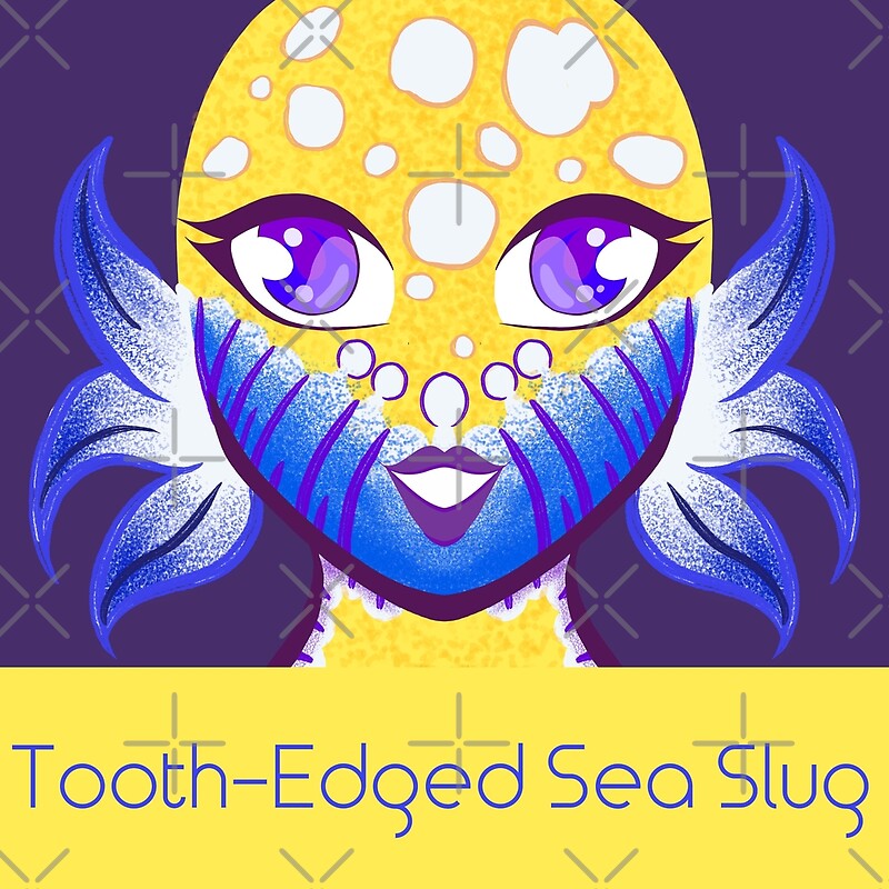 "Wild Thing: Tooth-Edged Sea Slug" by AnazenArt | Redbubble