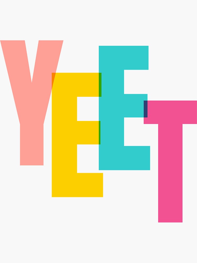 "Yeet Sticker Yeet Meme Stickers Yeet Dab Dance Sticker" Sticker for ...