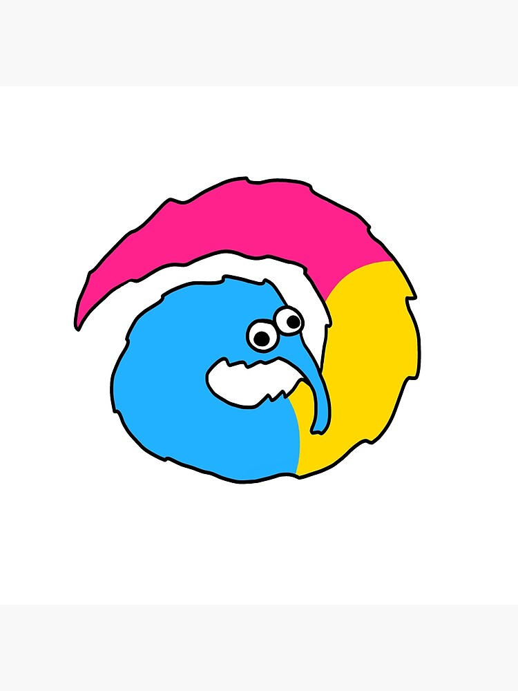 "Pansexual Pride Worm On A String" Poster for Sale by Fernelidae ...