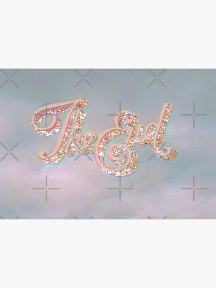 "The End" Sticker for Sale by haleyerin | Redbubble
