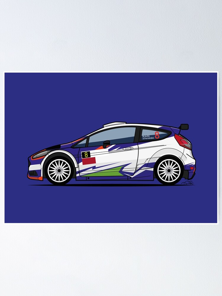 "Copia de Fiesta R5" Poster for Sale by ICRDesigns | Redbubble