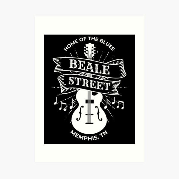 "Beale Street Memphis Tennessee Home of the Blues " Art Print for Sale ...