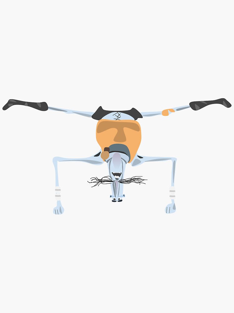 "Bobinsky " Sticker for Sale by eel-eye | Redbubble