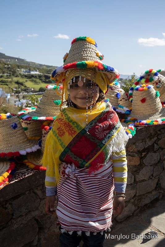 "Traditional Dress of Chefchaouen" by Marylou Badeaux | Redbubble