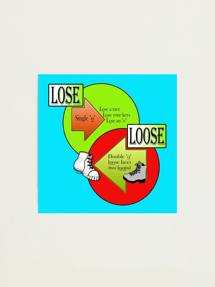 "Lose or Loose? Bright, Fun Way To Tell the Difference Between Similar ...