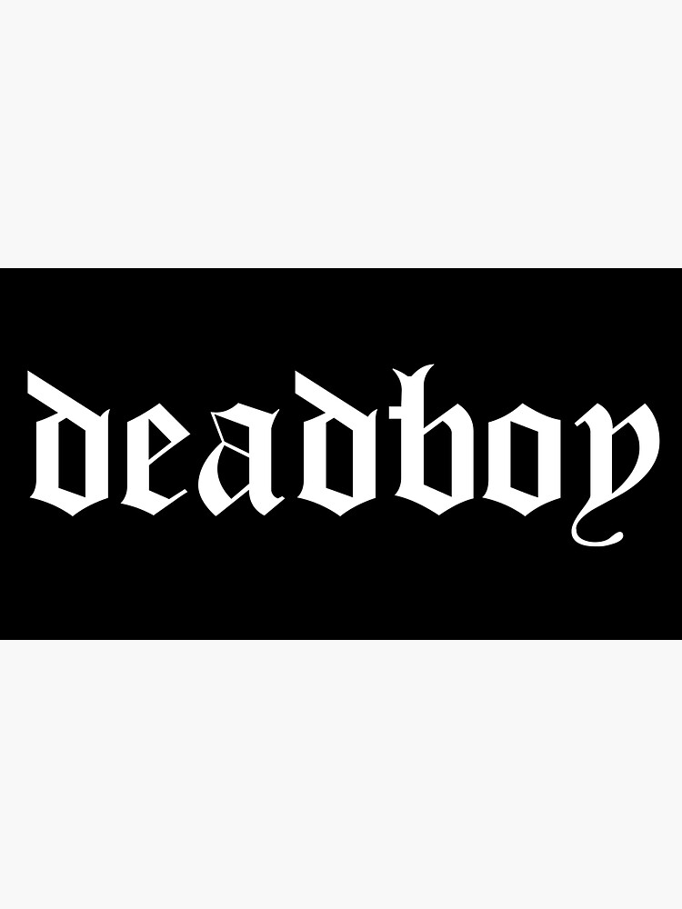 "Deadboy" Sticker for Sale by Desolate-Scum | Redbubble