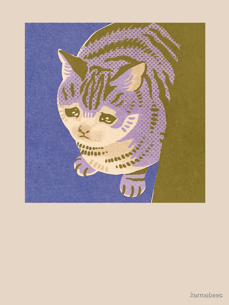 "Sad Cat" T-shirt for Sale by karmabees | Redbubble | cats t-shirts ...