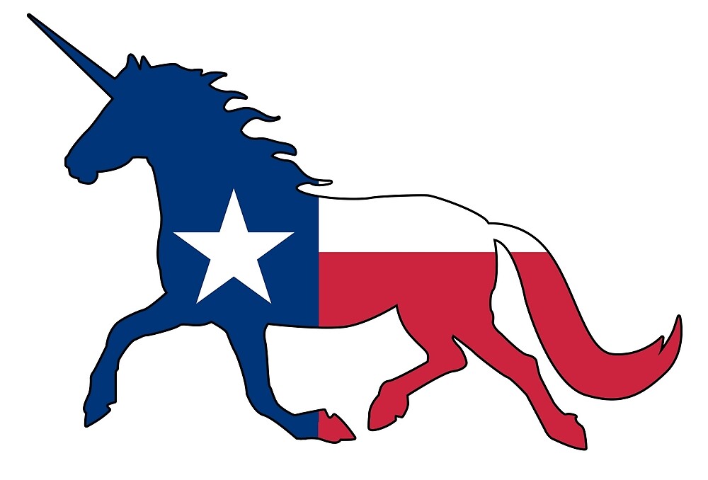 "Texas Unicorn" by wickedcartoons | Redbubble