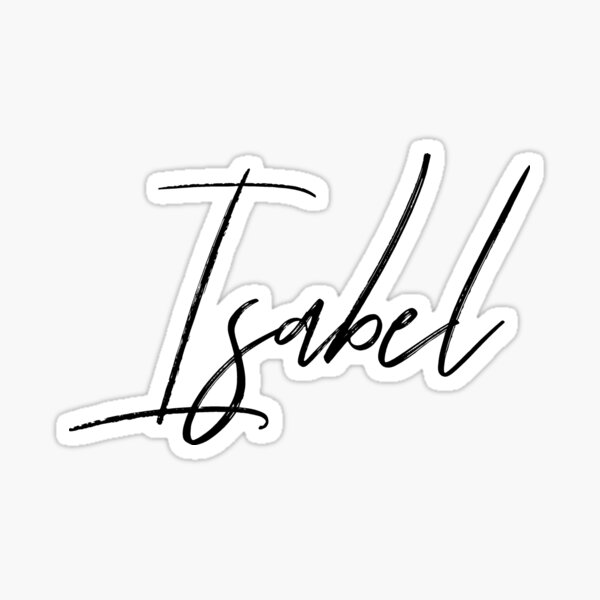 Isabel Stickers | Redbubble
