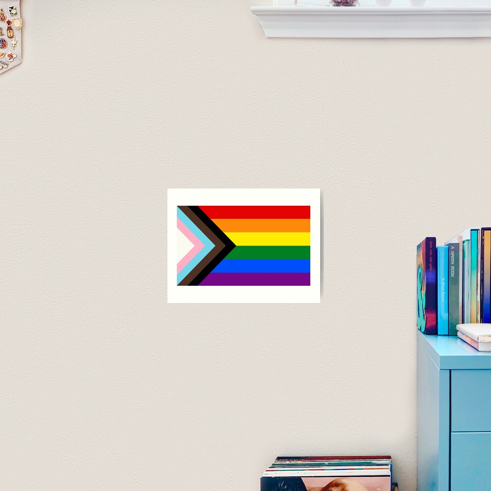 "Progress Pride Flag" Art Print for Sale by LifestyleTees | Redbubble