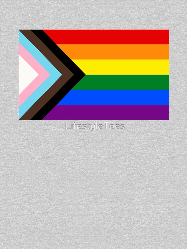 "Progress Pride Flag" T-shirt for Sale by LifestyleTees | Redbubble ...