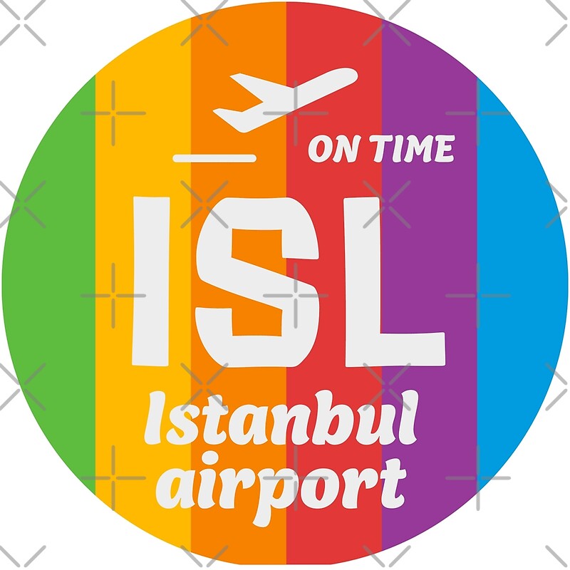 "Istanbul colorful sticker" by airportstickers K. G. | Redbubble