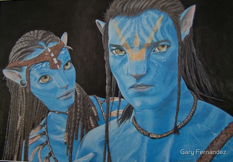 "The blue people" by Gary Fernandez | Redbubble