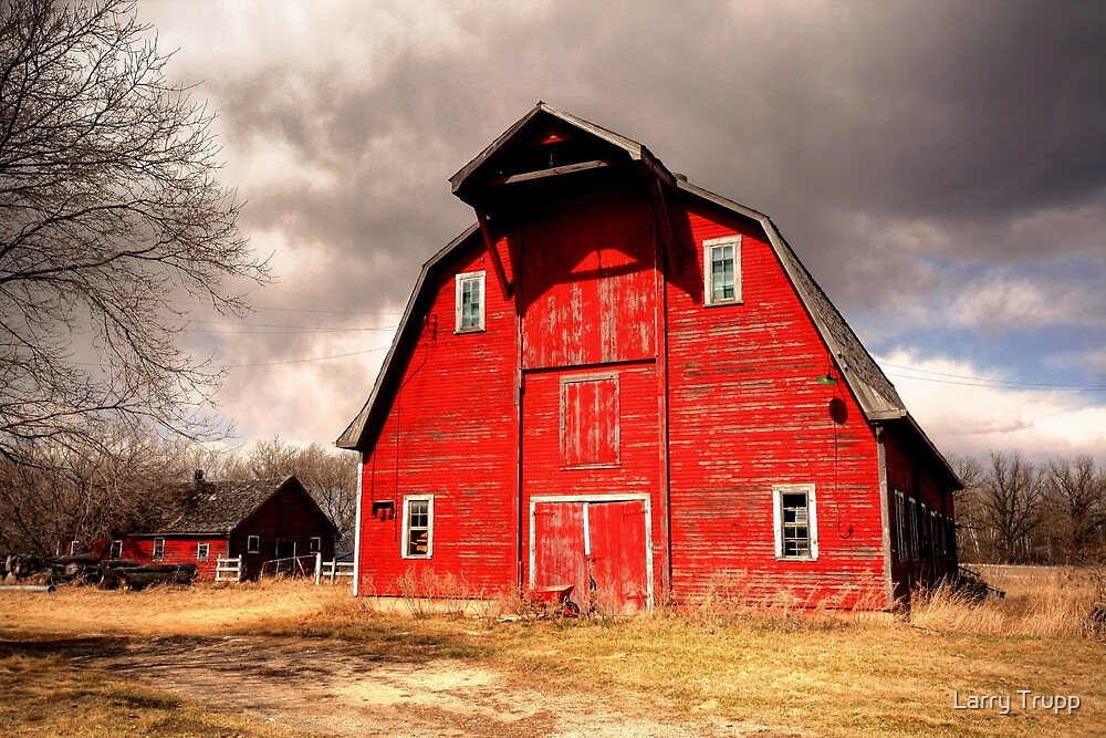 Old Red Barn Girl