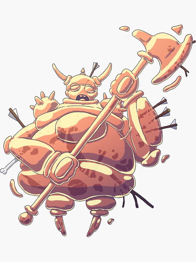 "Jelly Knight" Sticker for Sale by SALAMANDER-KING | Redbubble