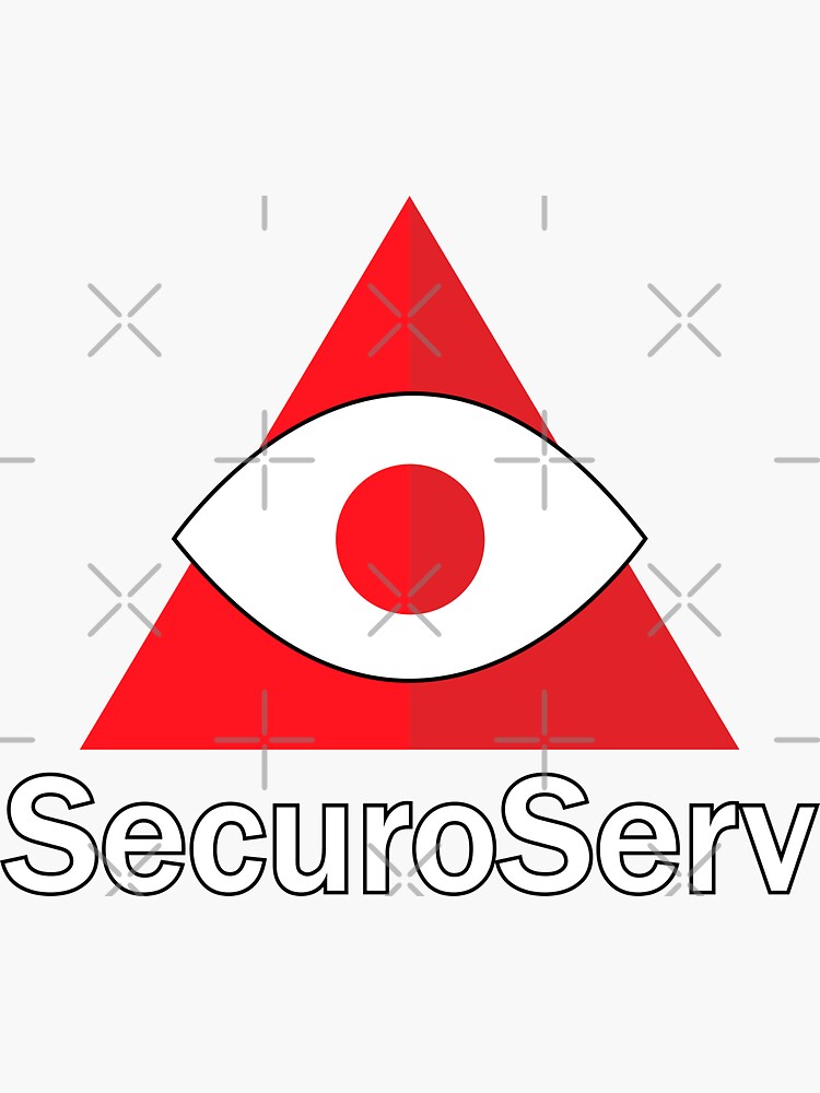 "SecuroServ T-shirt" Sticker for Sale by IgNaDesigns | Redbubble