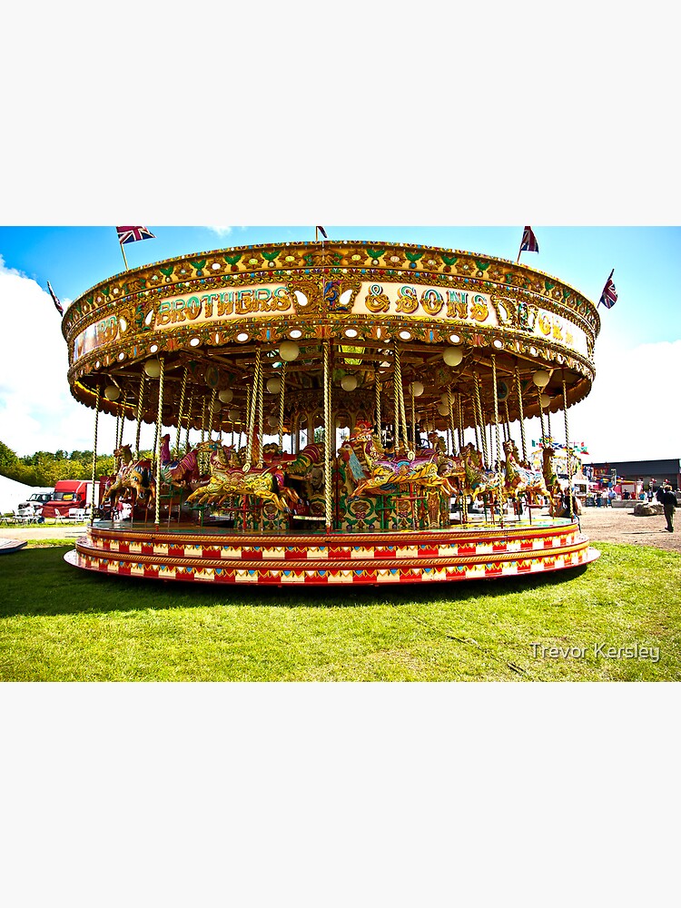 "Fun Fair Roundabout" Poster by Dortmund | Redbubble