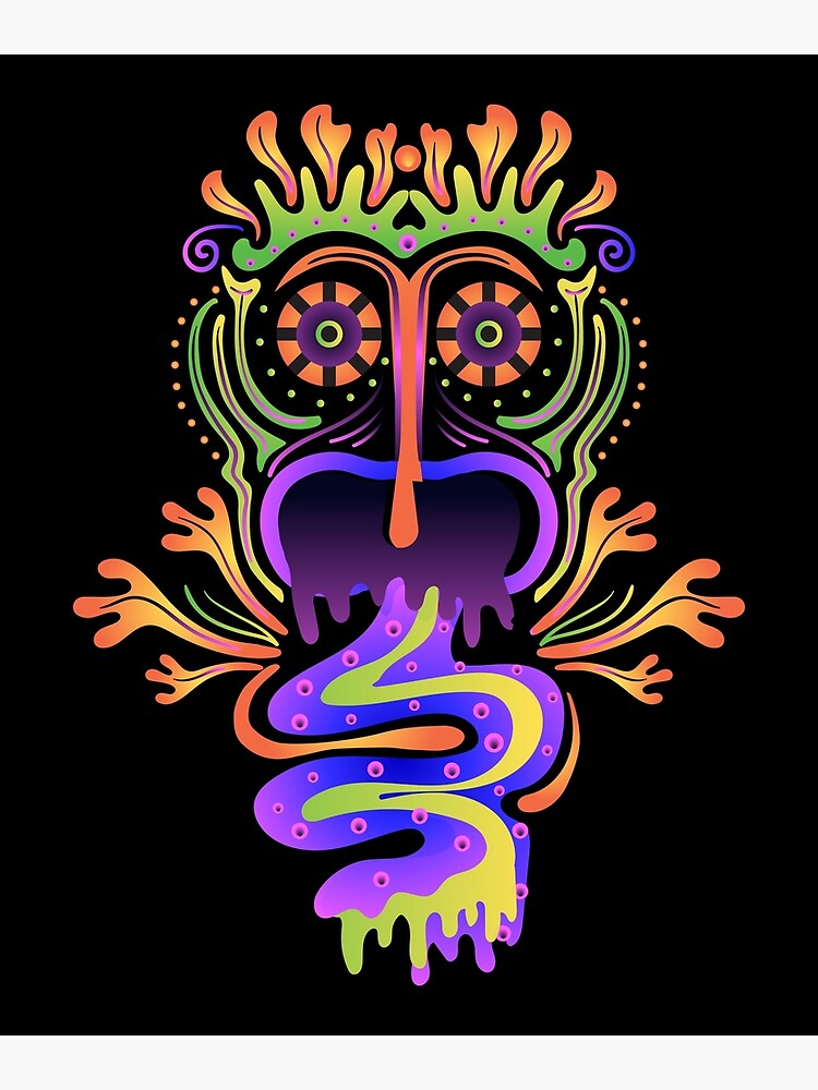 "Psychedelic monster fantasy Trippy" Poster for Sale by KleinJenny ...