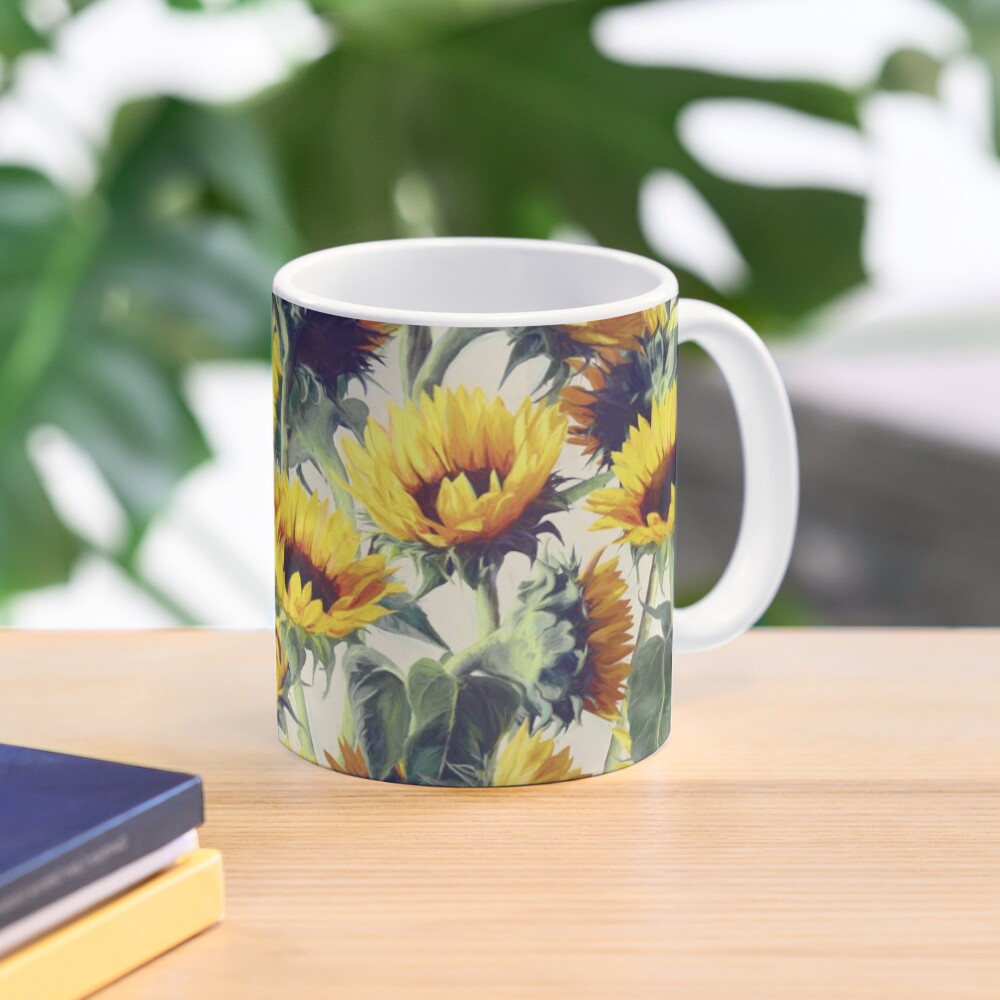 "Sunflowers Forever" Coffee Mug for Sale by micklyn | Redbubble