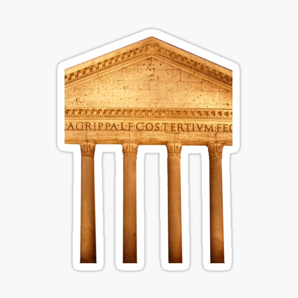 "Pantheon, Rome" Sticker by lifeofcaesar | Redbubble