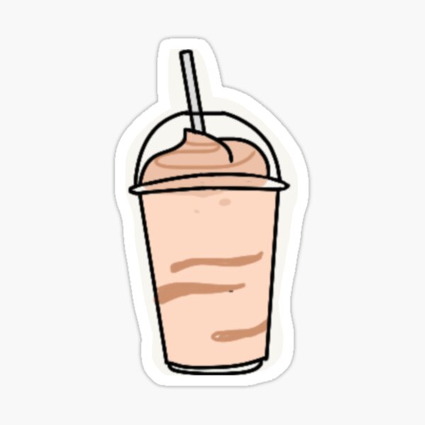 "Caramel Milkshake" Sticker for Sale by captaincostin | Redbubble