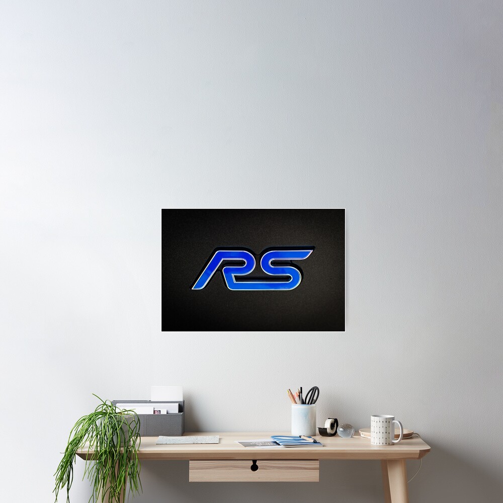 "Ford Focus RS Emblem" Poster by Jas513 | Redbubble