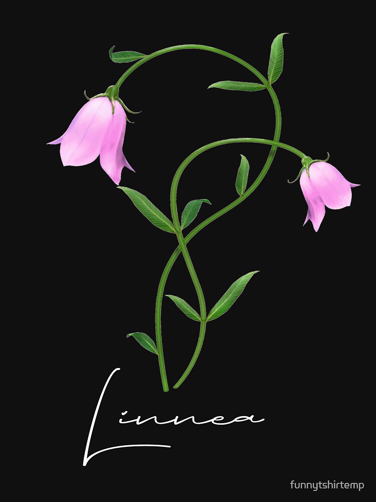 "Nordic Wildflower Linnea Twinflower Pretty Pink Flowers floral" T ...