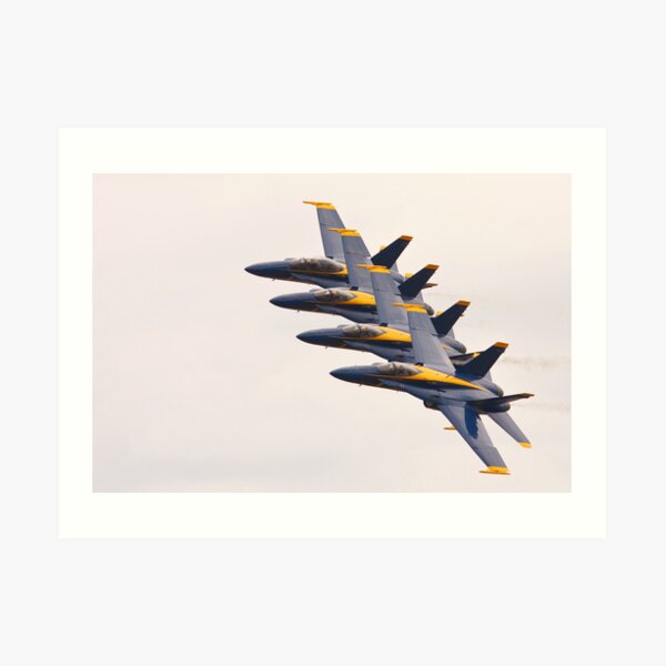 "The Navy Blue Angels" Art Print for Sale by HappilyRetired | Redbubble