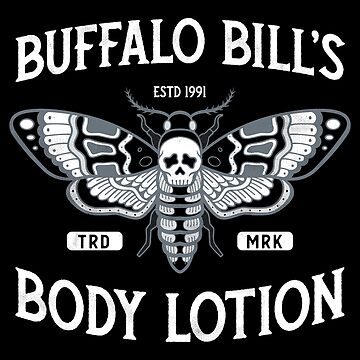 "Buffalo Bill's Body Lotion - Horror - Death's Head Moth - Distressed ...