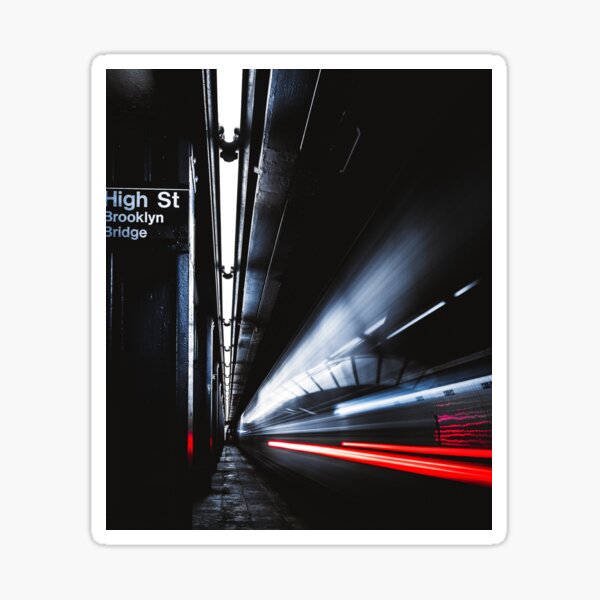 "New York Subway" Sticker for Sale by PictureEyes | Redbubble
