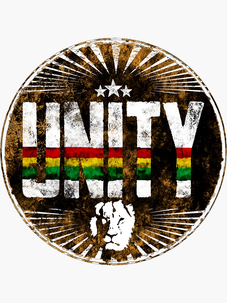 "unity reggae" Sticker for Sale by Periartwork | Redbubble