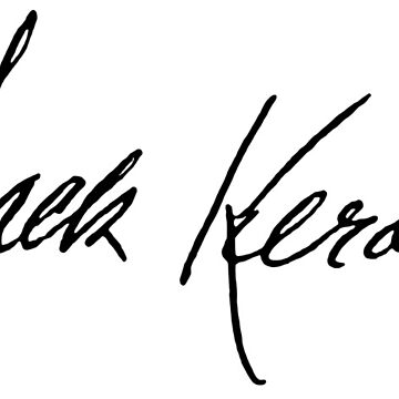 "Signature of Jack Kerouac" Framed Art Print for Sale by PZAndrews ...