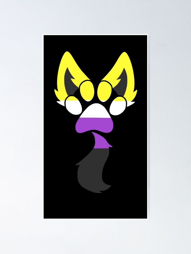 "Non-Binary Furry Pride Design " Poster by Deathlycutie16 | Redbubble