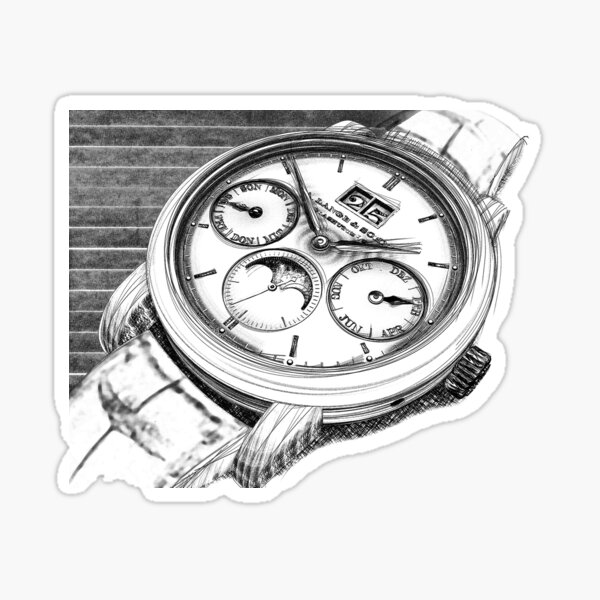 "Luxury Wristwatch" Sticker for Sale by Vimpace | Redbubble