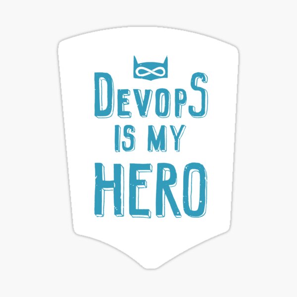 "DevOps is my hero - hand lettering Laptop Stickers, T-shirt, Mugs ...