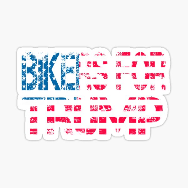 Bikers For Trump Stickers | Redbubble