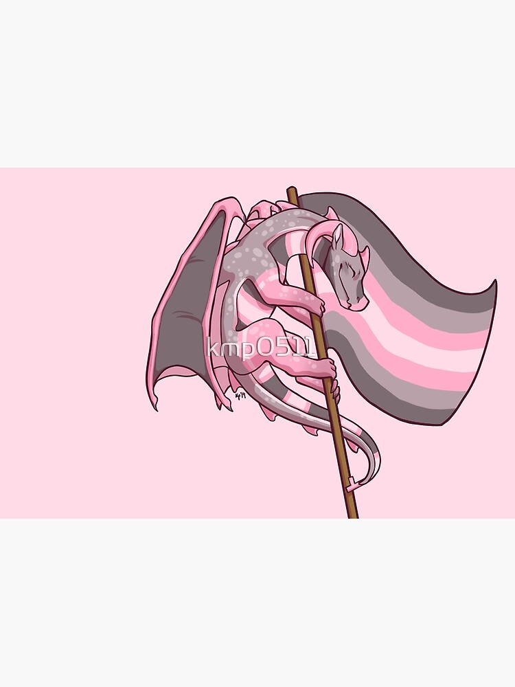 "Demigirl Pride Flag Dragon (3rd Edition)" Hardcover Journal for Sale ...