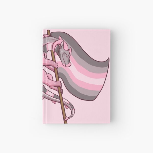 "Demigirl Pride Flag Dragon (3rd Edition)" Hardcover Journal for Sale ...