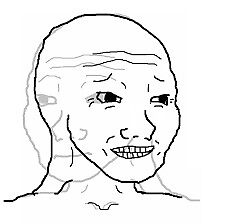 "Awkward Wojak" by tshirtgawd | Redbubble