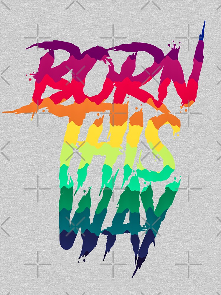 "Born This Way T Shirt LGBT Gay Pride Awareness Month Gift" T-shirt for ...