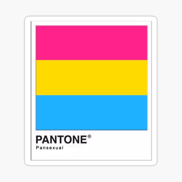 "pansexual pride " Sticker for Sale by sjbinda | Redbubble