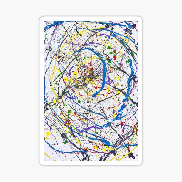 "Abstract - SYSTEM MAP" Sticker for Sale by mwesselcreative | Redbubble