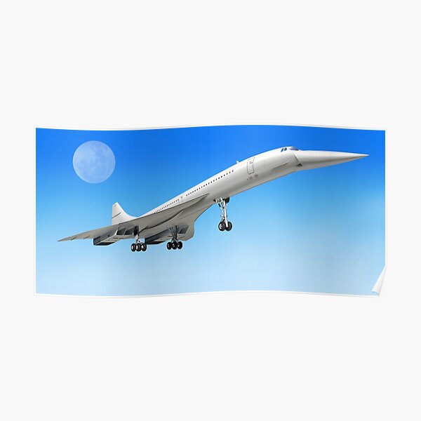 "Concorde" Poster for Sale by talkitoff | Redbubble