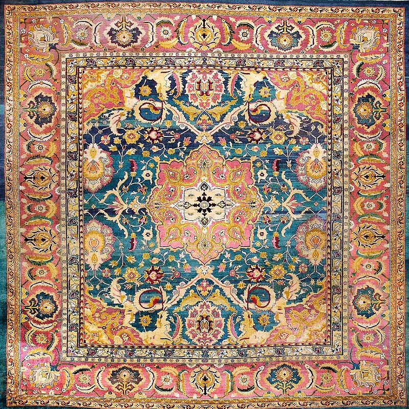 "Amritsar Punjab North Indian Rug Print" by Vicky Brago-Mitchell ...