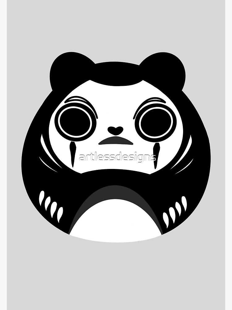 "Panda Mime" Poster by artlessdesigns | Redbubble