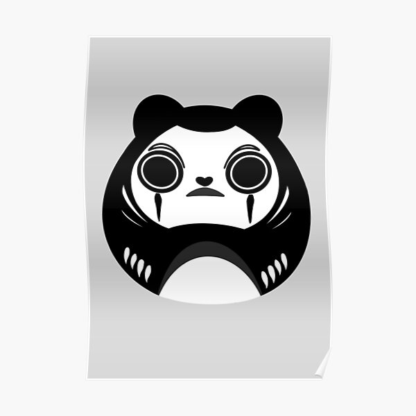 "Panda Mime" Poster by artlessdesigns | Redbubble